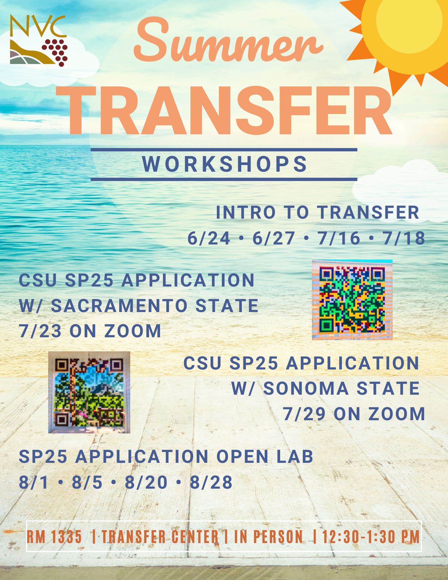 Transfer Center Events & Workshops